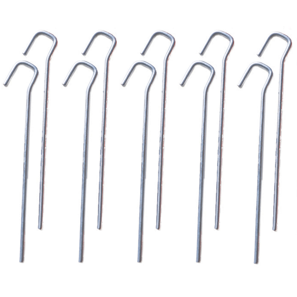 Steel Ground Pegs (Set of 10) – Sports Directory
