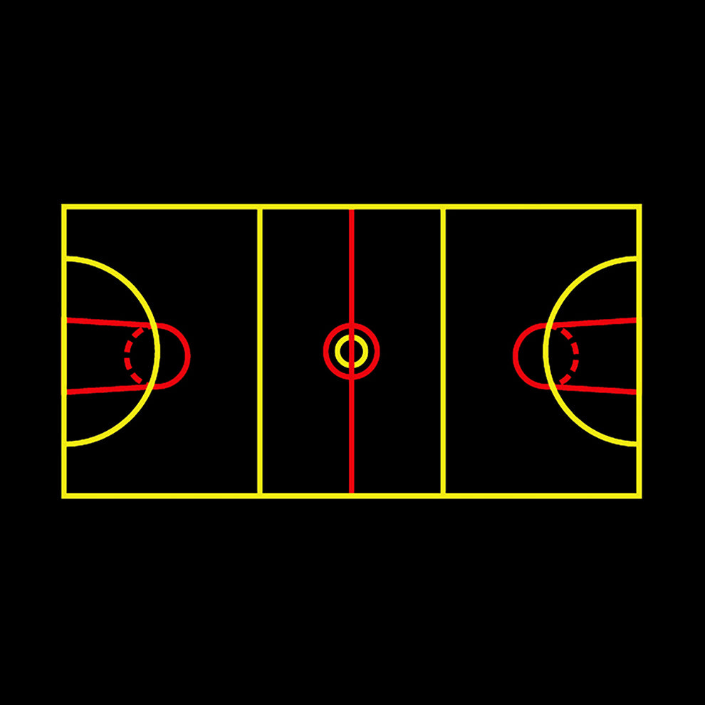 Netball & Basketball Multicourt Marking - 30 x 15m – Sports Directory