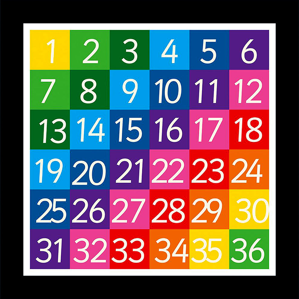 1-36 Grid (Full Solid) Marking - 1.8 x 1.8m – Sports Directory