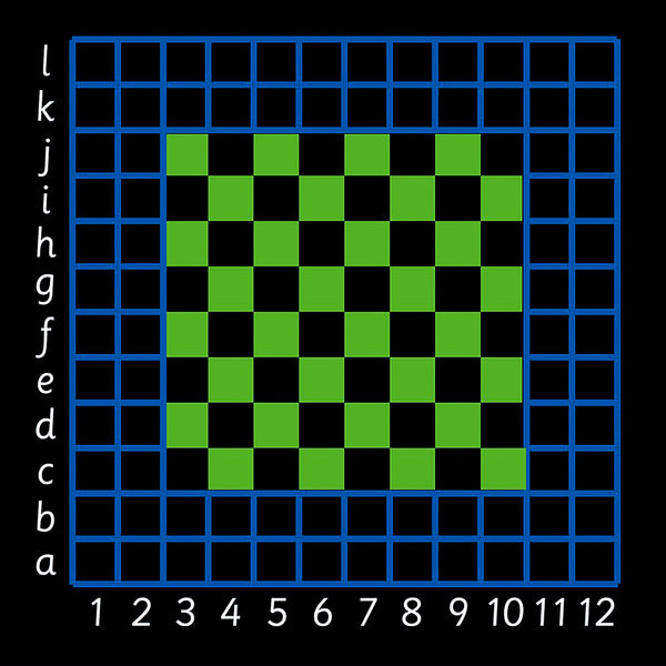 Co-Ordinates Grid Marking - 4 x 4m – Sports Directory