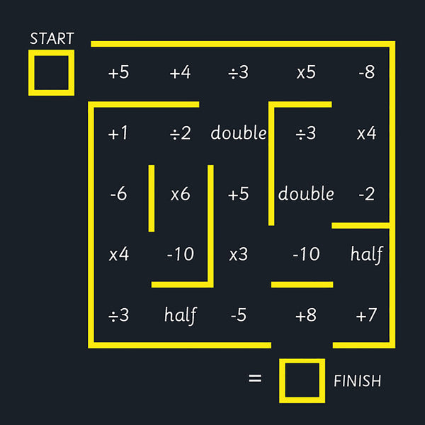 Maths Maze Marking - 4 x 4m – Sports Directory