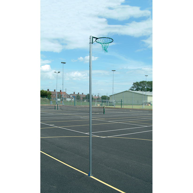 Harrod Socketed Netball Posts Green (per pair) – Sports Directory