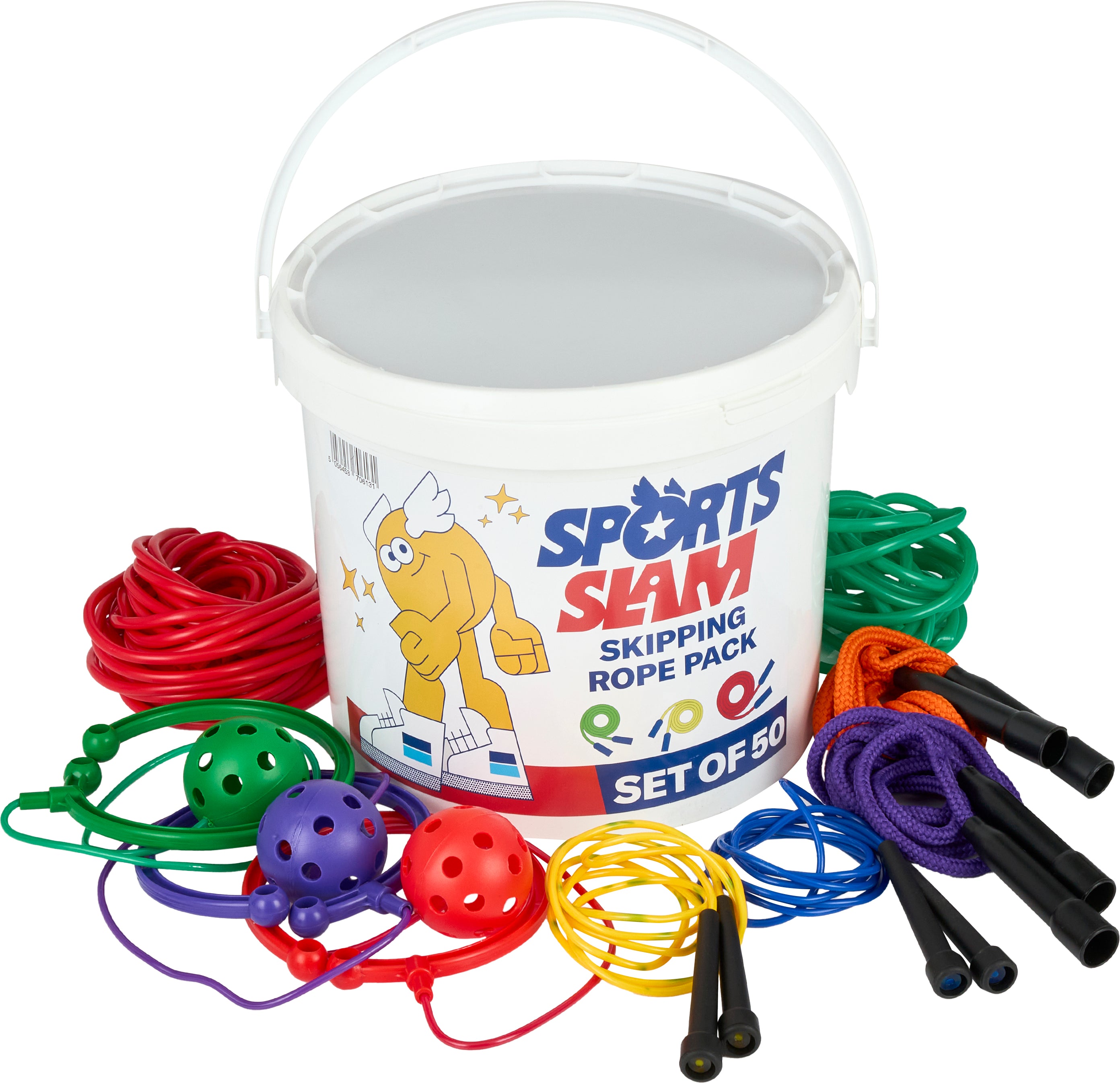 Assorted Skipping Rope Bucket Pack – Sports Directory